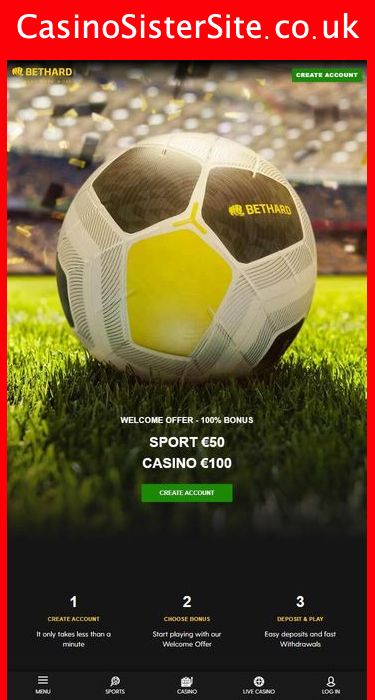 Bethard sister sites - Slotsino, Pirate Slots and more