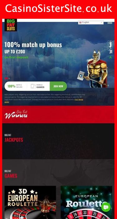 Bigfat Slots sister sites - Bingo Sphere, Smooch Bingo