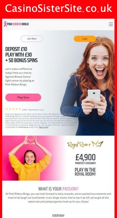 Pink Ribbon Bingo sister sites [2024]