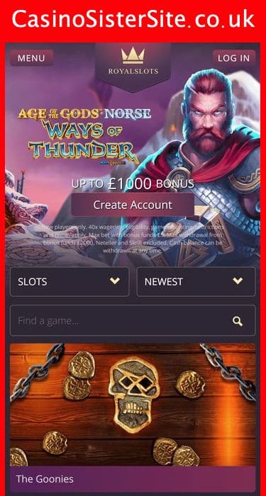 Royal Slots sister sites - Vegas Hero, Secret Slots and more